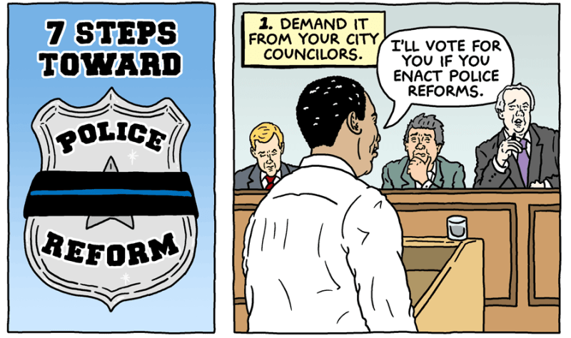 7 Steps Toward Police Reform | The Nib