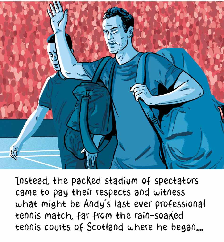 Andy Murray Says Goodbye…For Now | The Nib