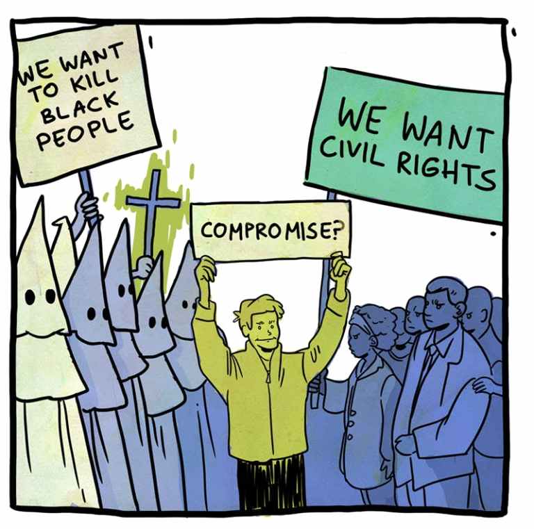 Famous Moments in History, Reimagined By Centrists | The Nib