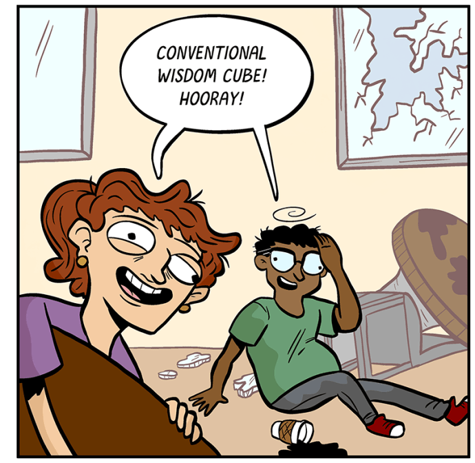 All Hail the Conventional Wisdom Cube! | The Nib