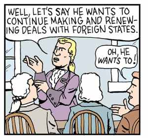 Shocker: The Emoluments Clause Doesn’t Apply to Donald Trump! | The Nib