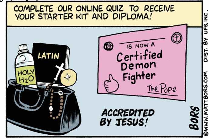 Exorcism School | The Nib