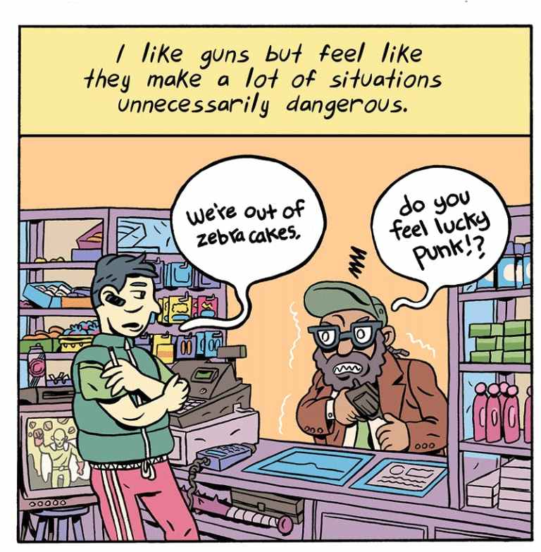 Do You Feel Lucky, Punk? Five Cartoonists on Guns | The Nib