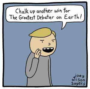 Here Comes the Master Debater | The Nib