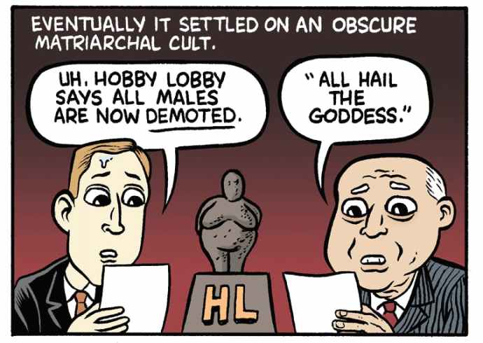 Hobby Lobby Joins a Cult | The Nib