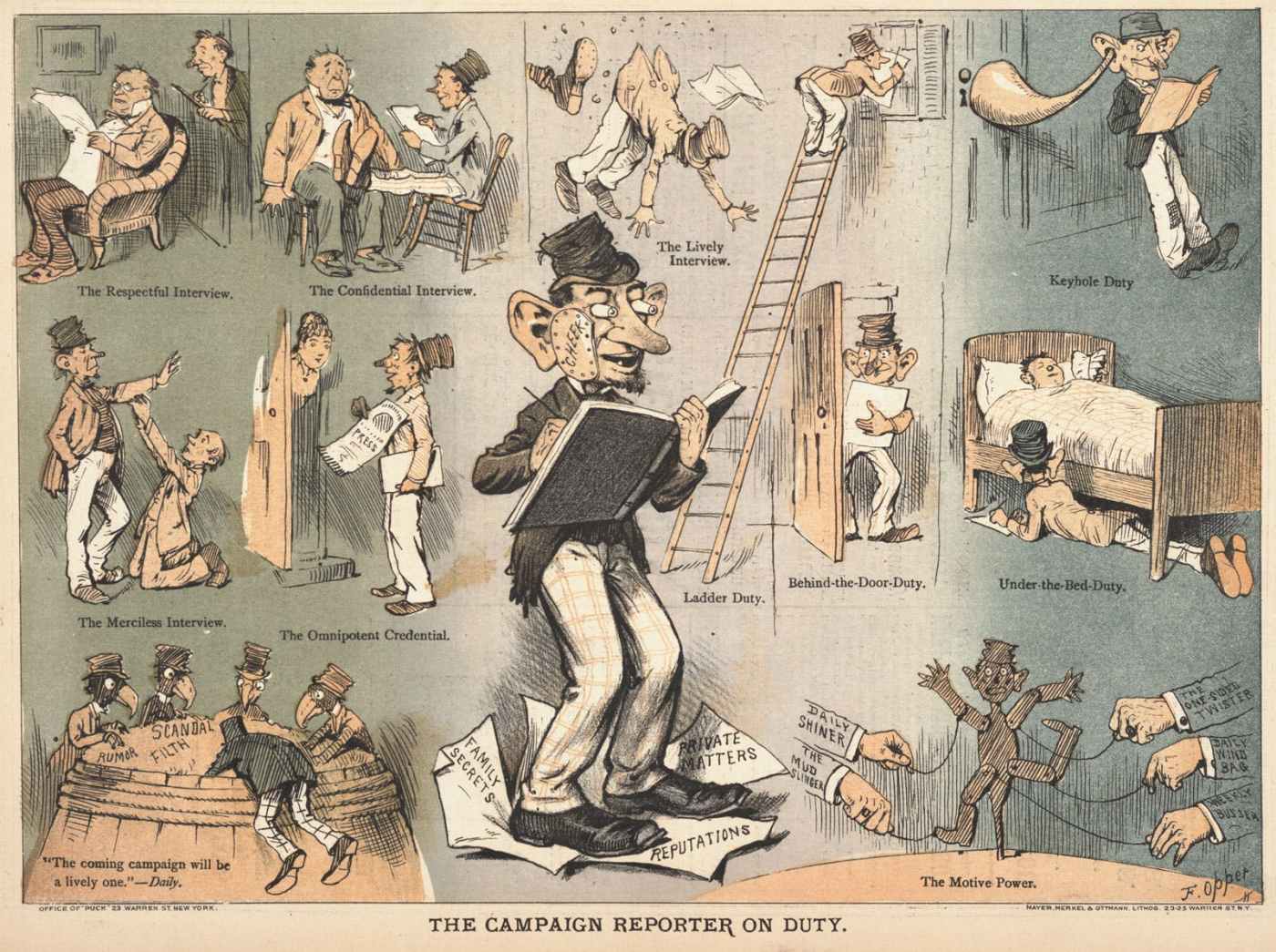 How Campaign Reporters Got Scoops in 1880 | The Nib