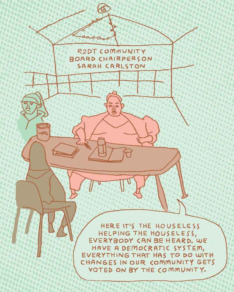 Inside Life at a Self-Organized Homeless Community | The Nib