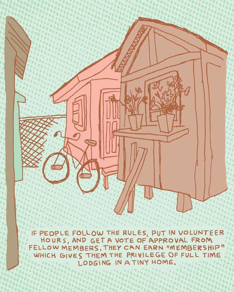 Inside Life at a Self-Organized Homeless Community | The Nib