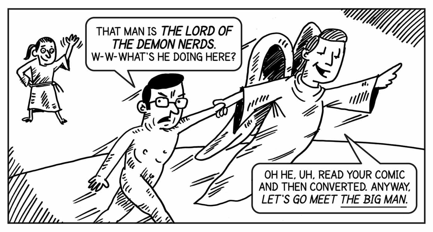 Jack Chick Goes to Heaven | The Nib