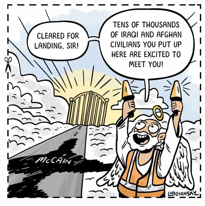 An Exclusive Sneak Peek at John McCain’s Obit Cartoons | The Nib