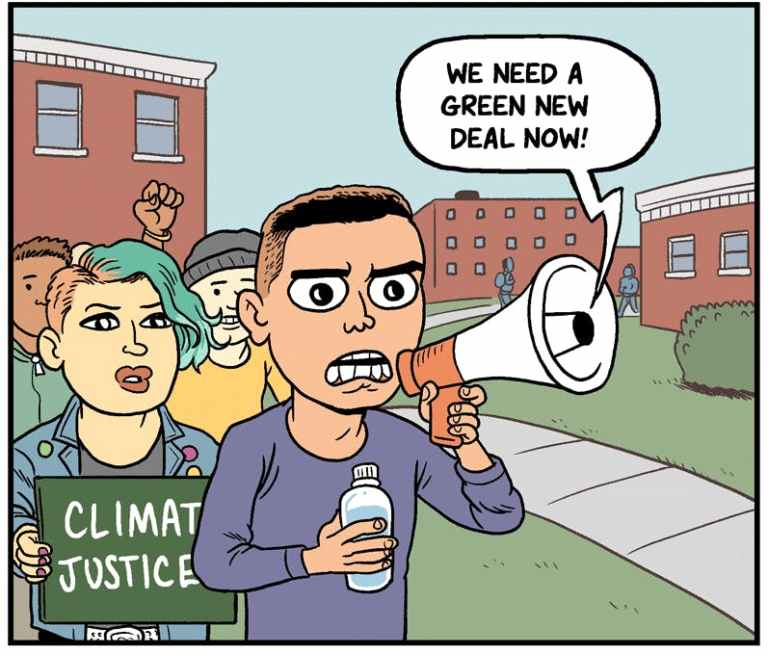 Mister Gotcha Vs. The Green New Deal | The Nib