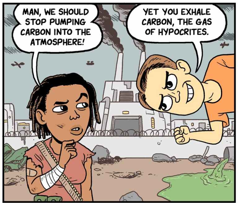 Mister Gotcha Vs. The Green New Deal | The Nib