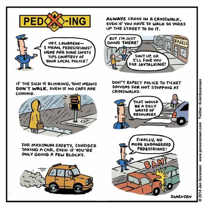 Ped X-ing Safety Tips | The Nib