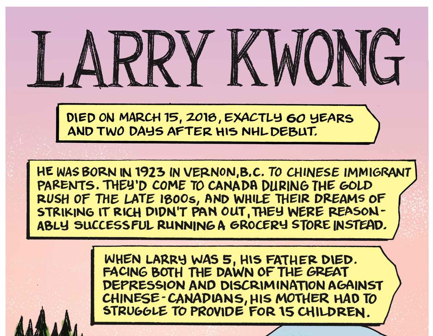 RIP Larry Kwong | The Nib