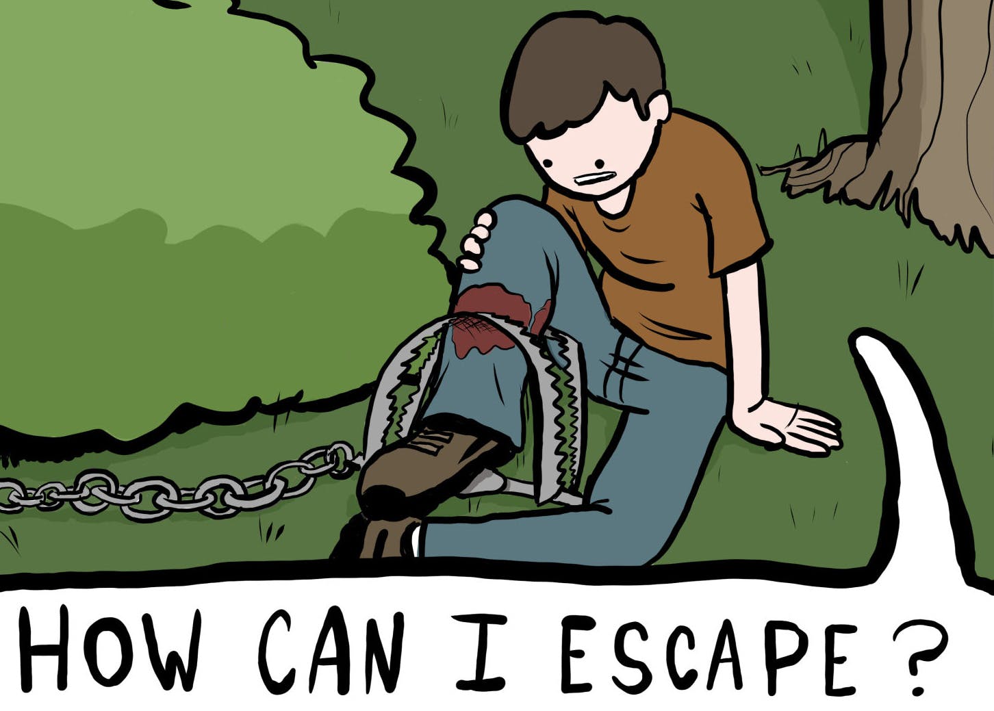 One Easy Trick to Escape From a Bear Trap | The Nib