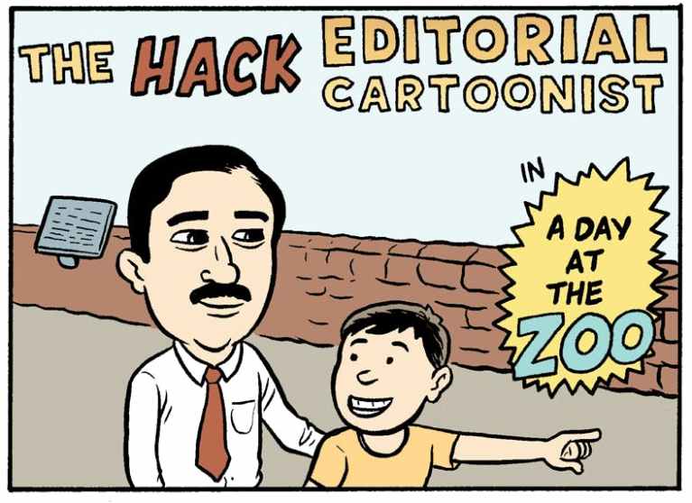 The Hack Editorial Cartoonist | The Nib