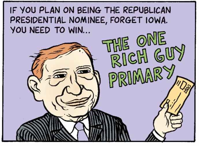 The One Rich Guy Primary | The Nib