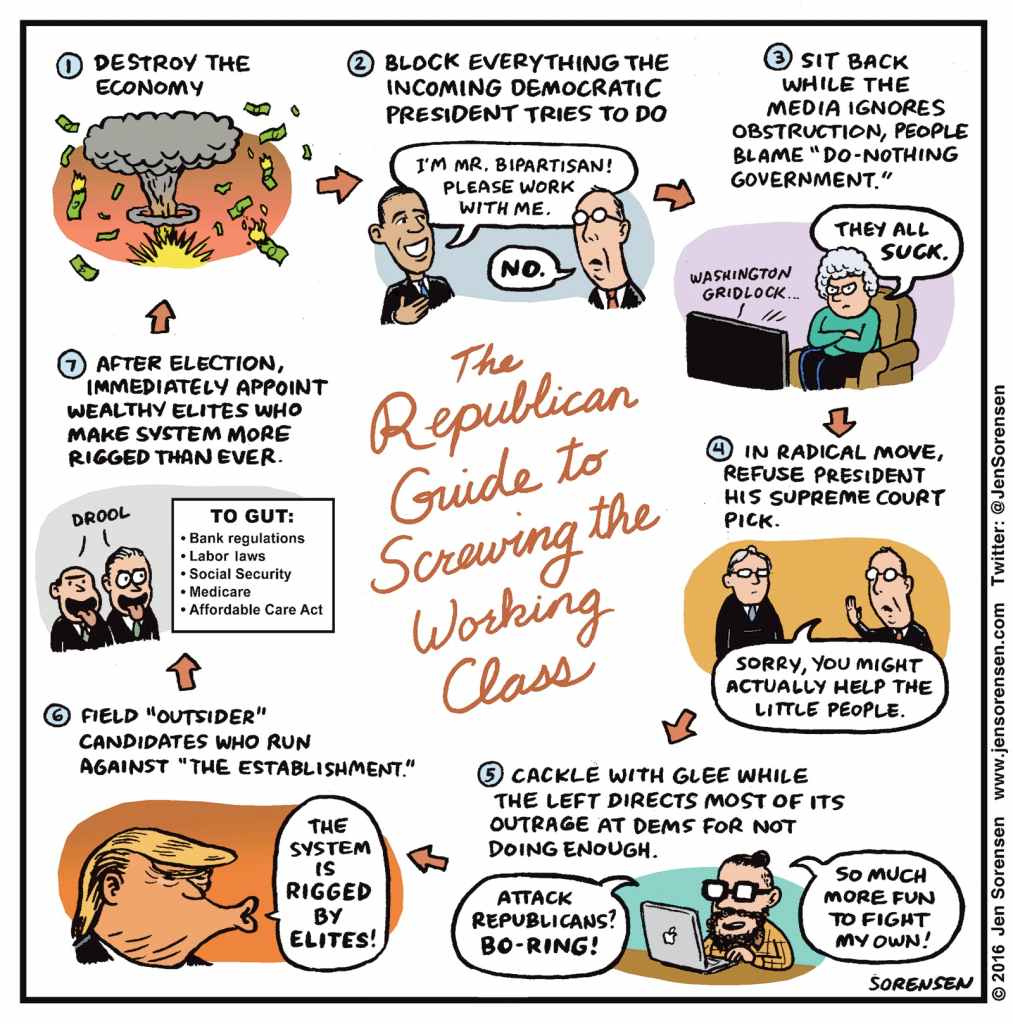 The Republican Guide to Screwing the Working Class | The Nib