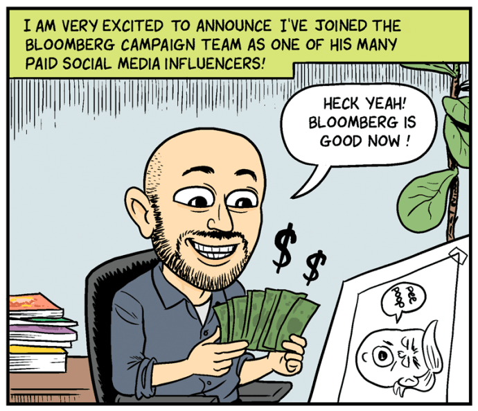 Mike Bloomberg: He’s Great! | The Nib