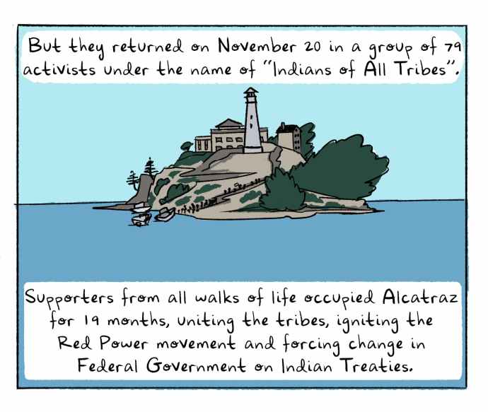 This Land is Our Land: The Native American Occupation of Alcatraz | The Nib