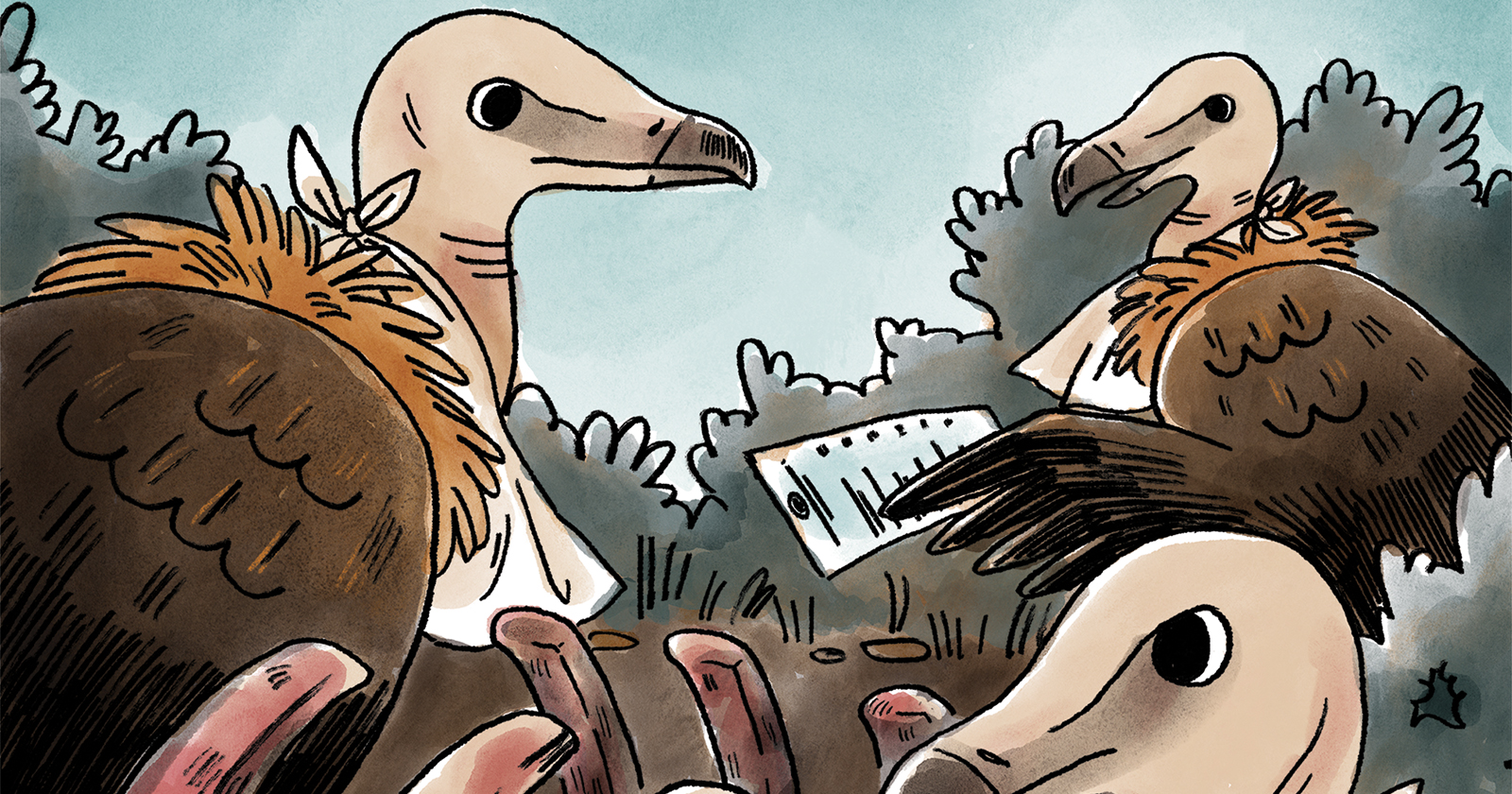 Restaurant for Vultures | The Nib